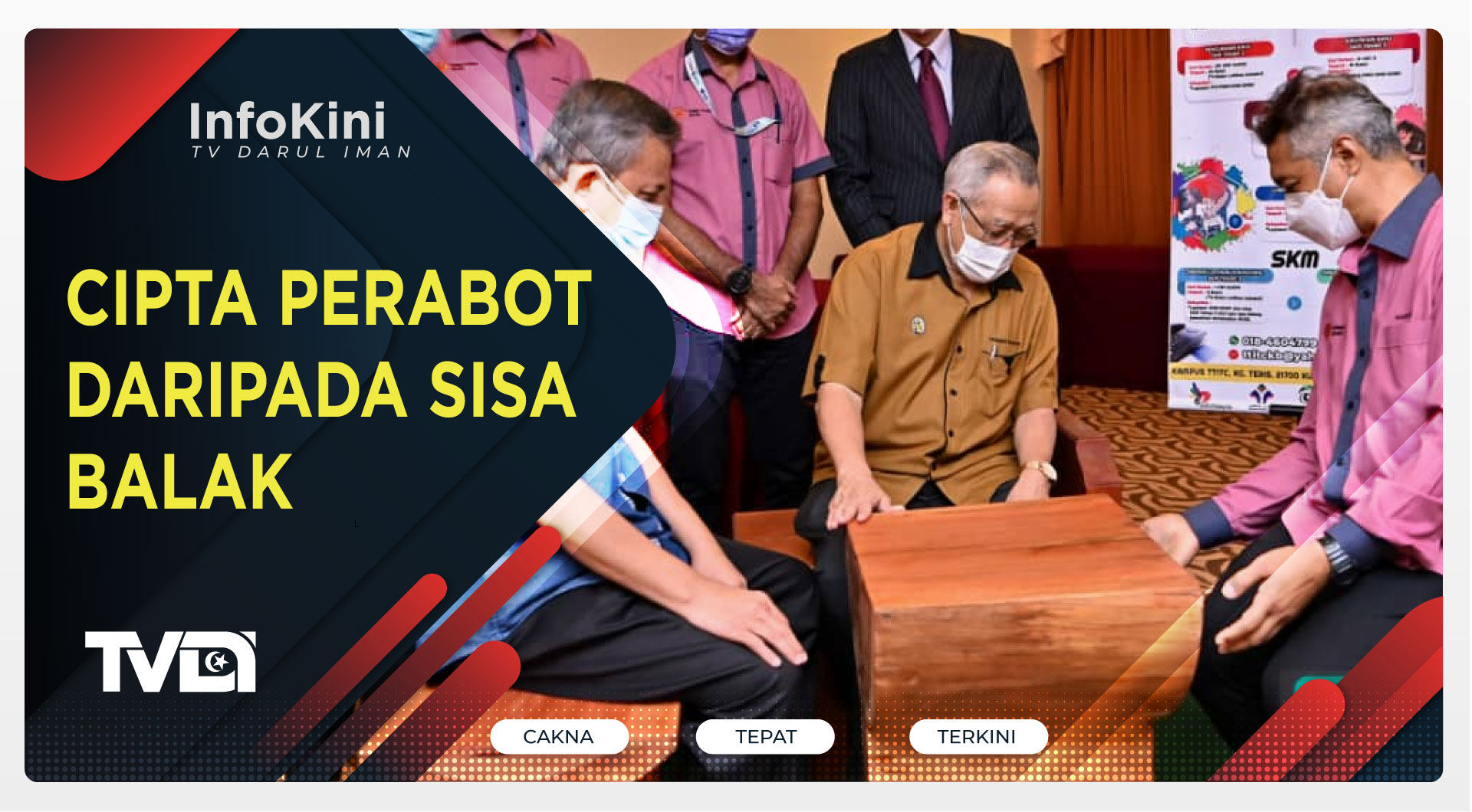 Cipta Perabot Daripada Sisa Balak - TRDI News