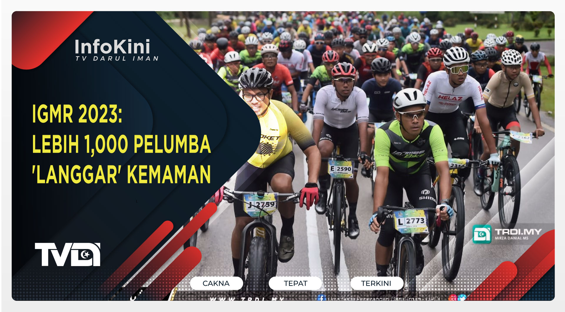 IGMR 2023: Lebih 1,000 Pelumba 'Langgar' Kemaman - TRDI News