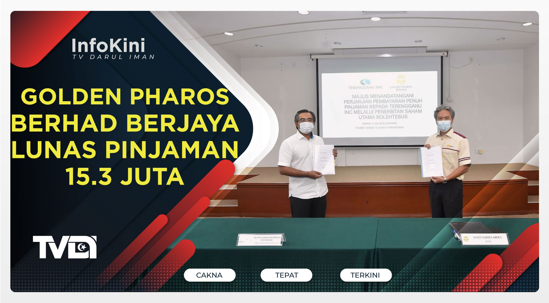 Golden Pharos Berhad Berjaya Lunas Pinjaman 15.3 Juta - TRDI News