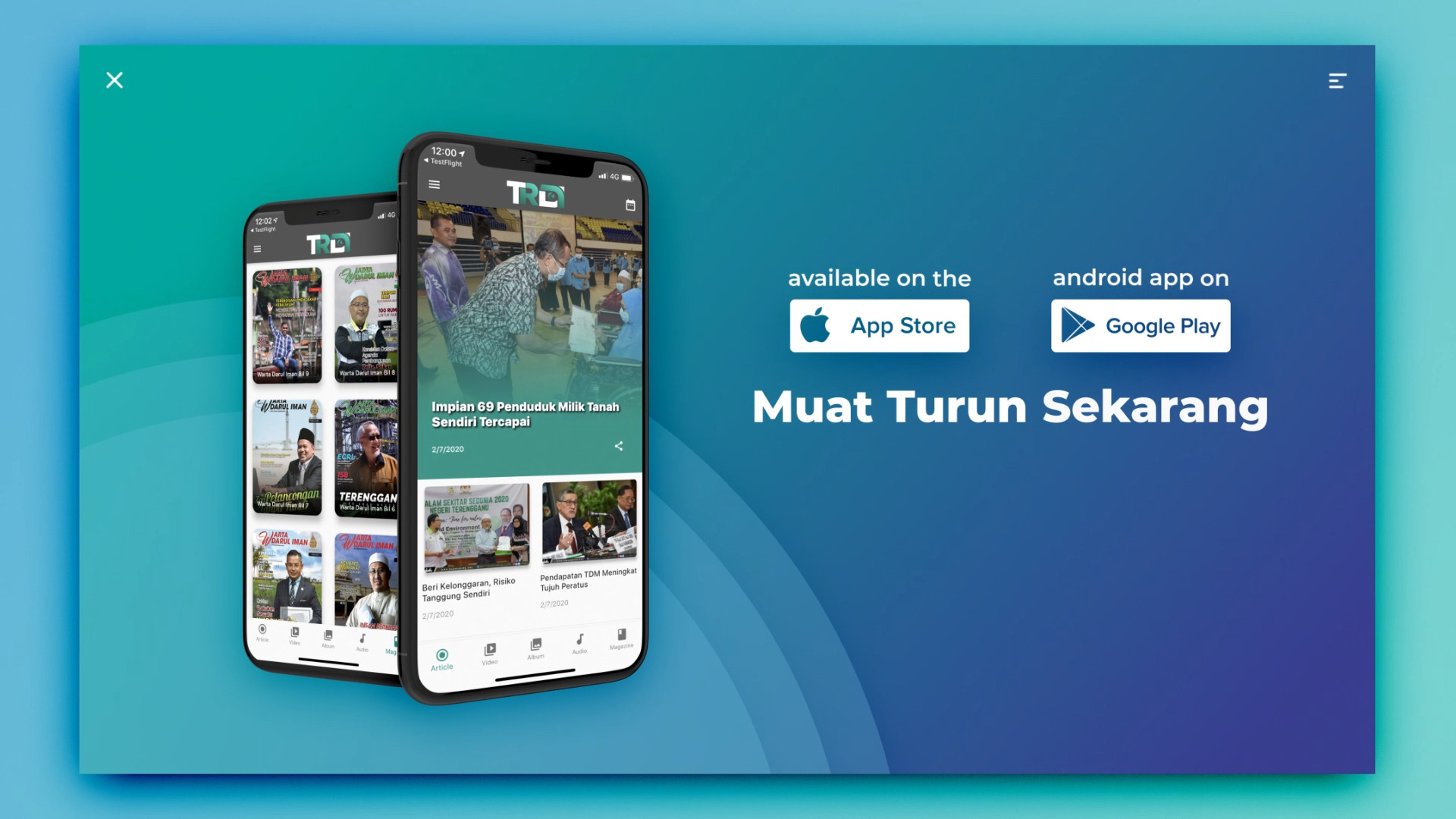 Aplikasi TRDI News - TRDI News