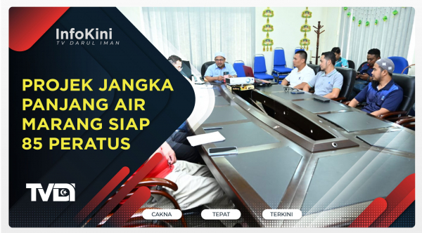 Projek Jangka Panjang Air Marang Siap 85 Peratus - TRDI News