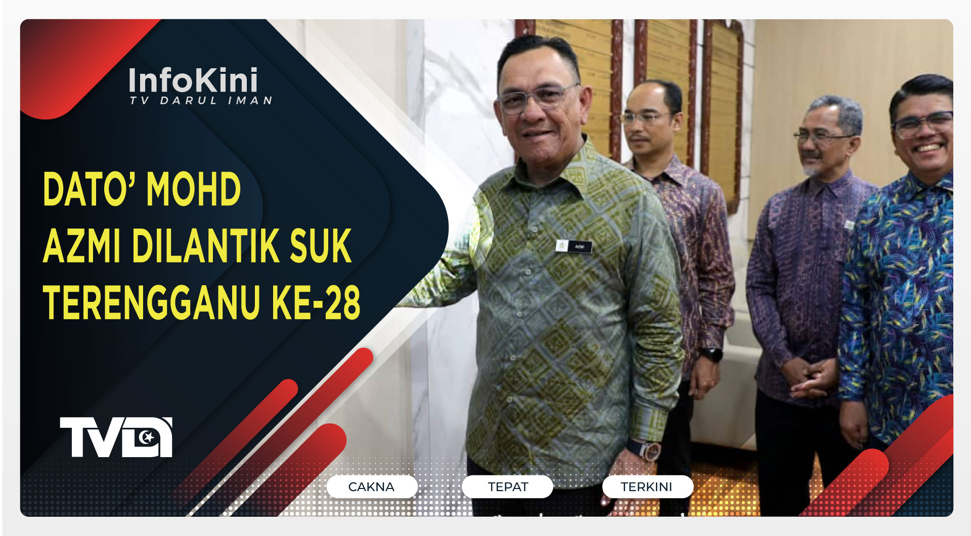 Dato’ Mohd Azmi Dilantik SUK Terengganu ke-28